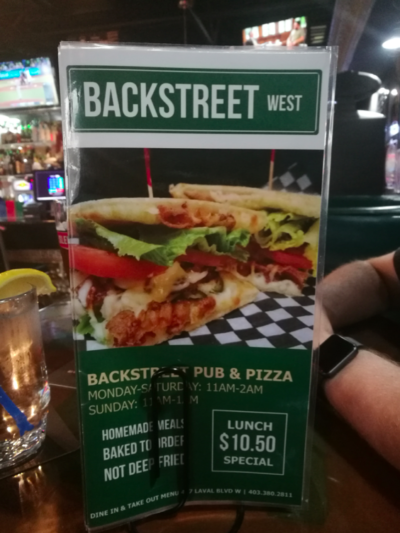 BACKSTREET PUB & PIZZA - BeDelicious