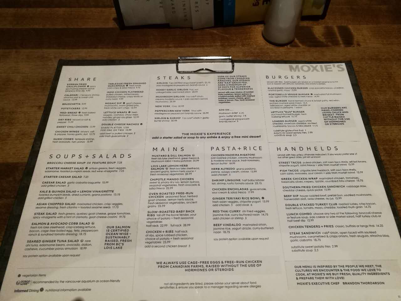 MOXIE'S - BeDelicious